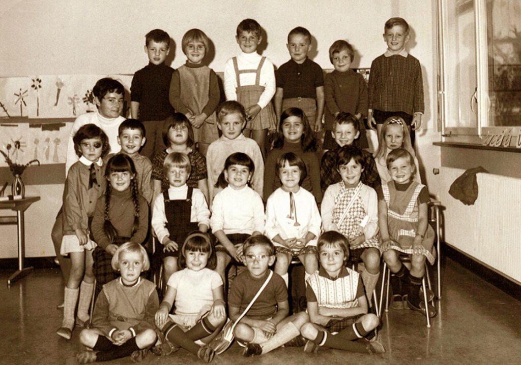 classe enfantine de Mme Stafilopadis, 1966-67, Collège Vinet Clarens ...