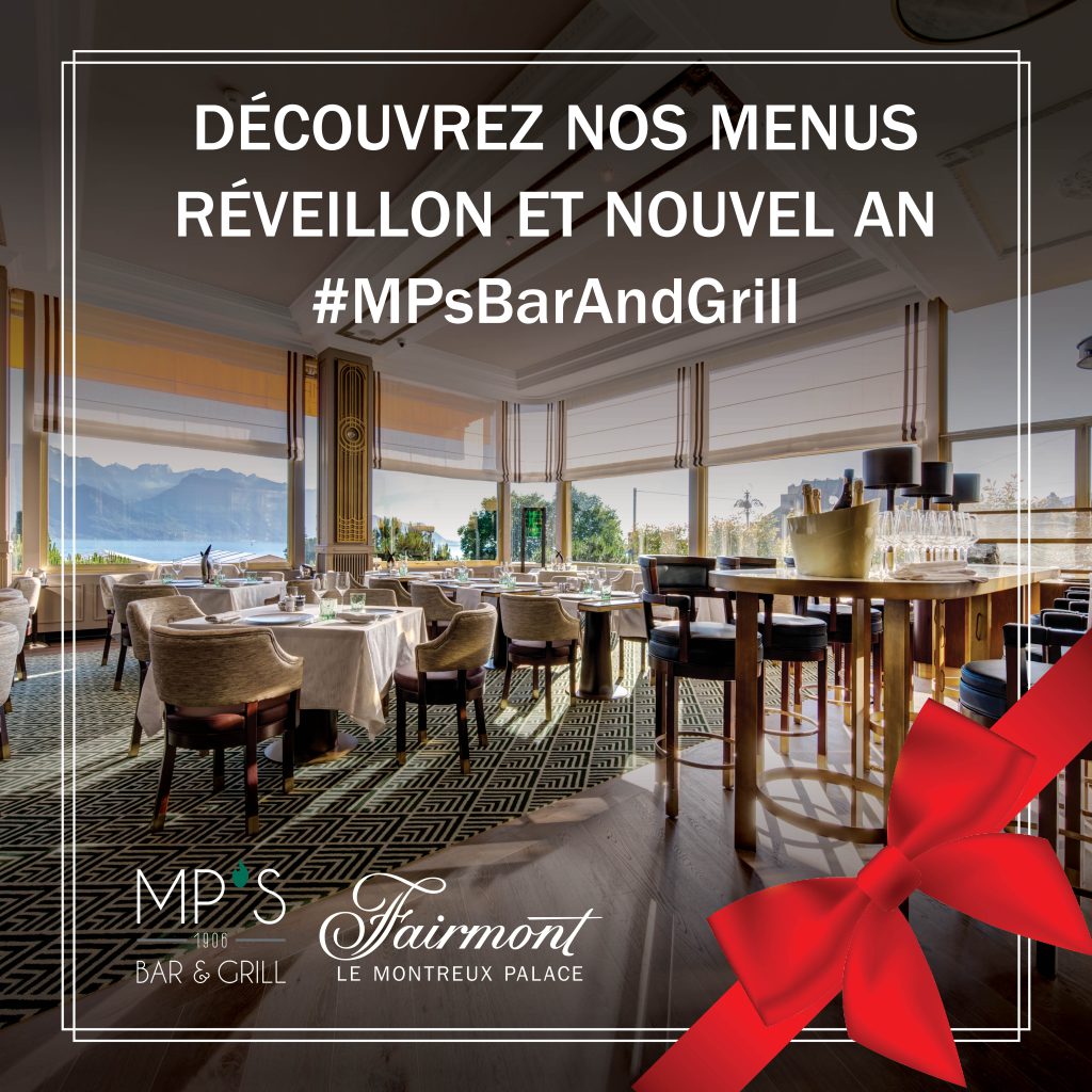 Menus du Reveillon et du Nouvel An au MP's Bar & Grill