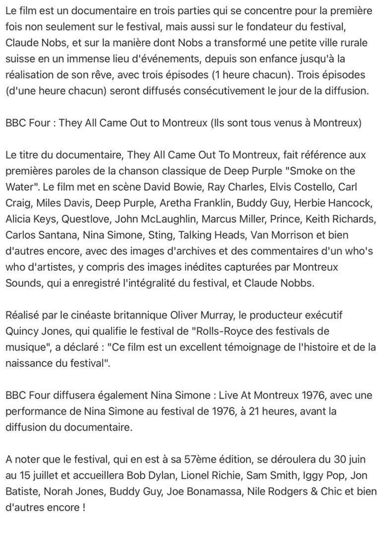 BBC jap traduction français - MyMontreux